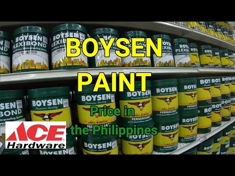 BOYSEN PAINT + BOYSEN FLEXIBOND + BOYSEN LATEX + BOYSEN ROOFGARD + BOYSEN FLATWALL ENAMEL