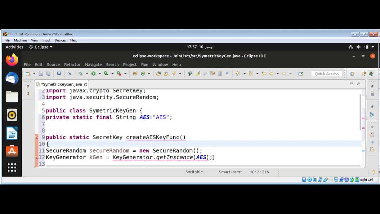 Symmetric key generation in Java