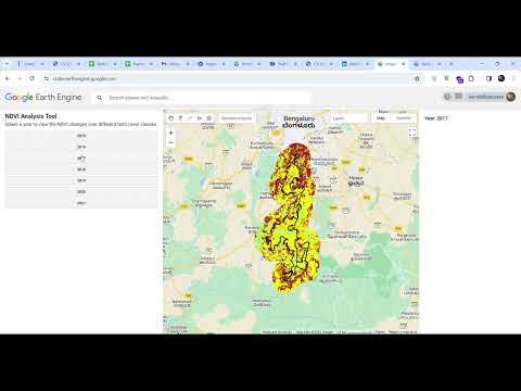 Google Earth Engine Code Editor- (Bannerghatta National Park)