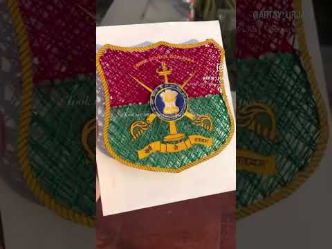 Sainik School Goalpara String Art #stringart #goalpara #sainikschool #ncc #indianarmy
