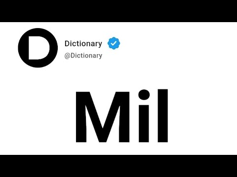 Mil Meaning In English
