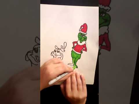 Drawing The Grinch and Max | 18