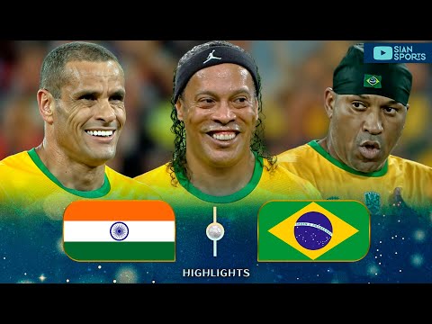 AFTER 23 YEARS, BRAZIL'S LEGENDS REUNITE AND PUT ON A SHOW IN A FRIENDLY MATCH!