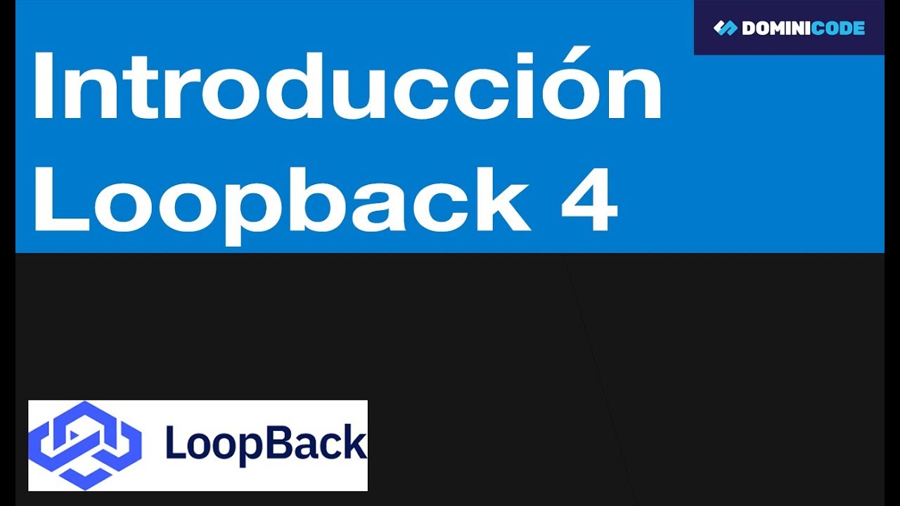 Loopback 4 tutorial español