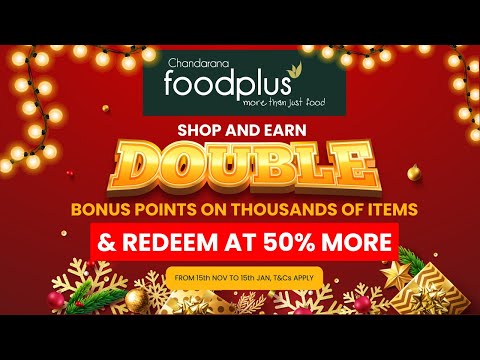 Chandarana Foodplus Festive Double Point Promotion