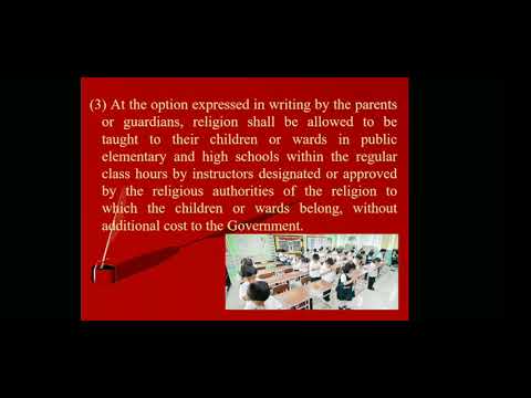 1987 Constitution Article XIV Sections 1-5