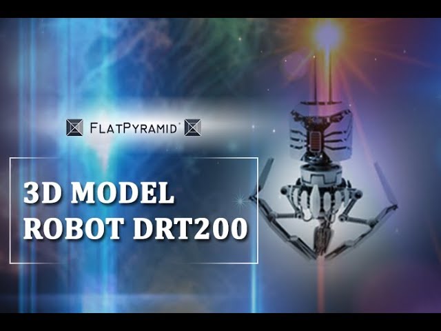 Robot DRT200 3D Model - FlatPyramid