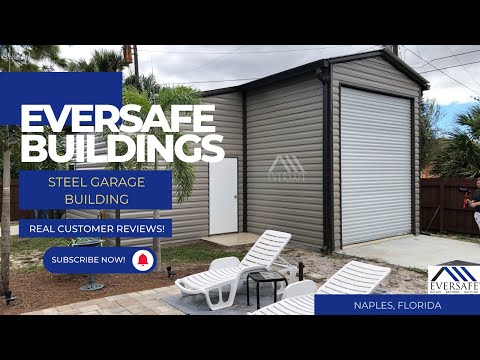 12x35 Steel Garage Buildings in Naples, Florida- Customer Reviews by Eversafe Buildings