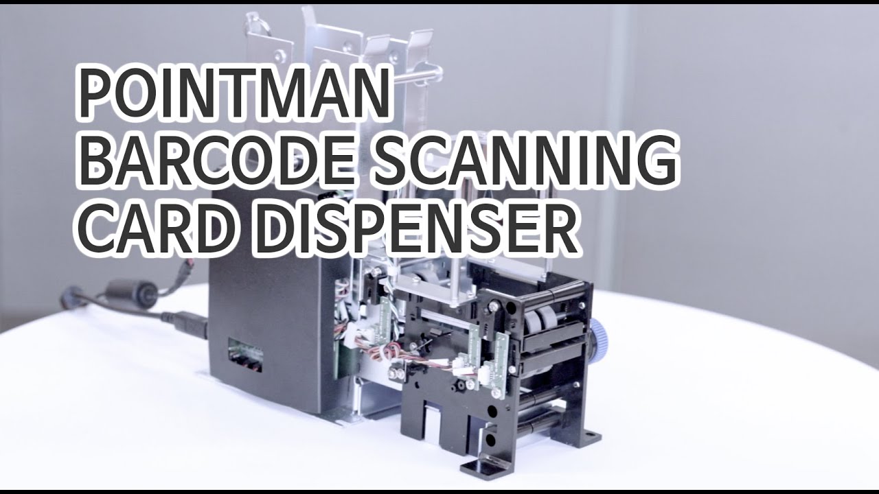 POINTMAN Barcode Scanning Card Dispenser