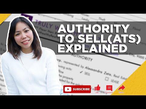 What is an Authority to Sell? | Authority To Sell Explained