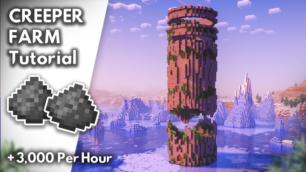 CREEPER FARM Tutorial | Minecraft Tutorial | Java Only
