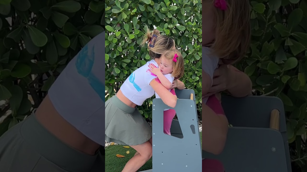 I tried the forever hug shirt with my toddler!! 🥹 The cutest reaction ❤️