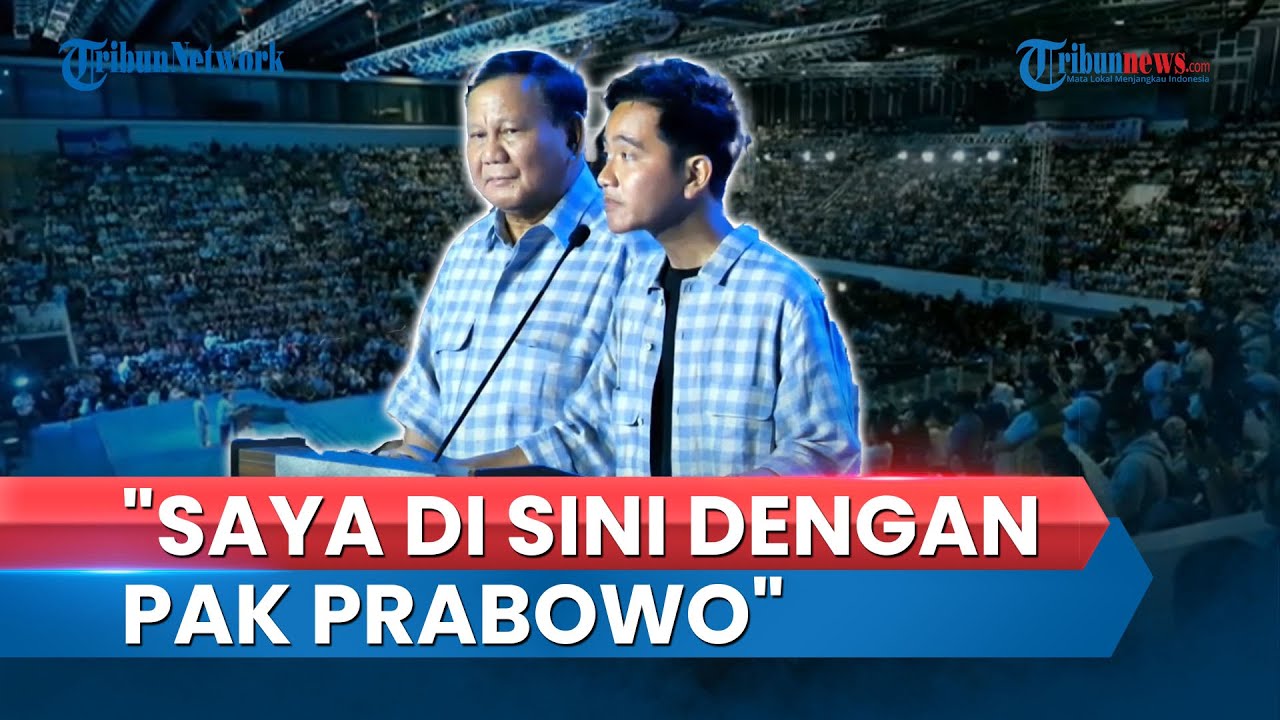 [FULL] Pidato Gibran Menang Quick Count: Dikatain Plonga-plongo, Samsul ...