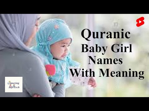 Top 10 Quranic Baby Girl Names With Meaning P1 | لڑکیوں کے قرآںی نام اور معانی | #shorts