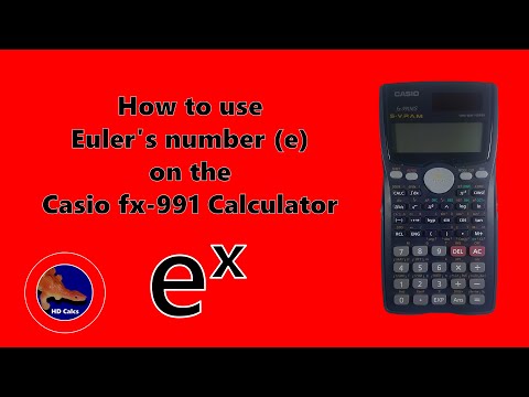 How to use e on the Casio fx-991 Calculator