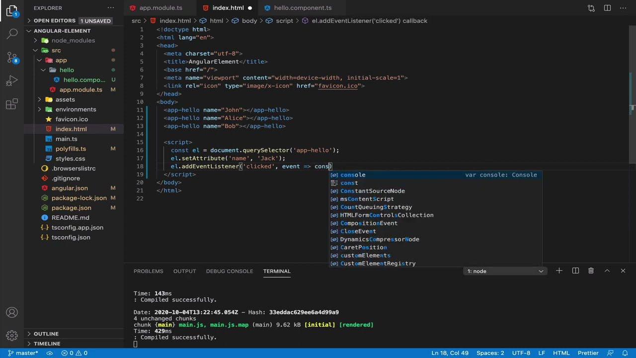 S1E6 Angular Elements explained