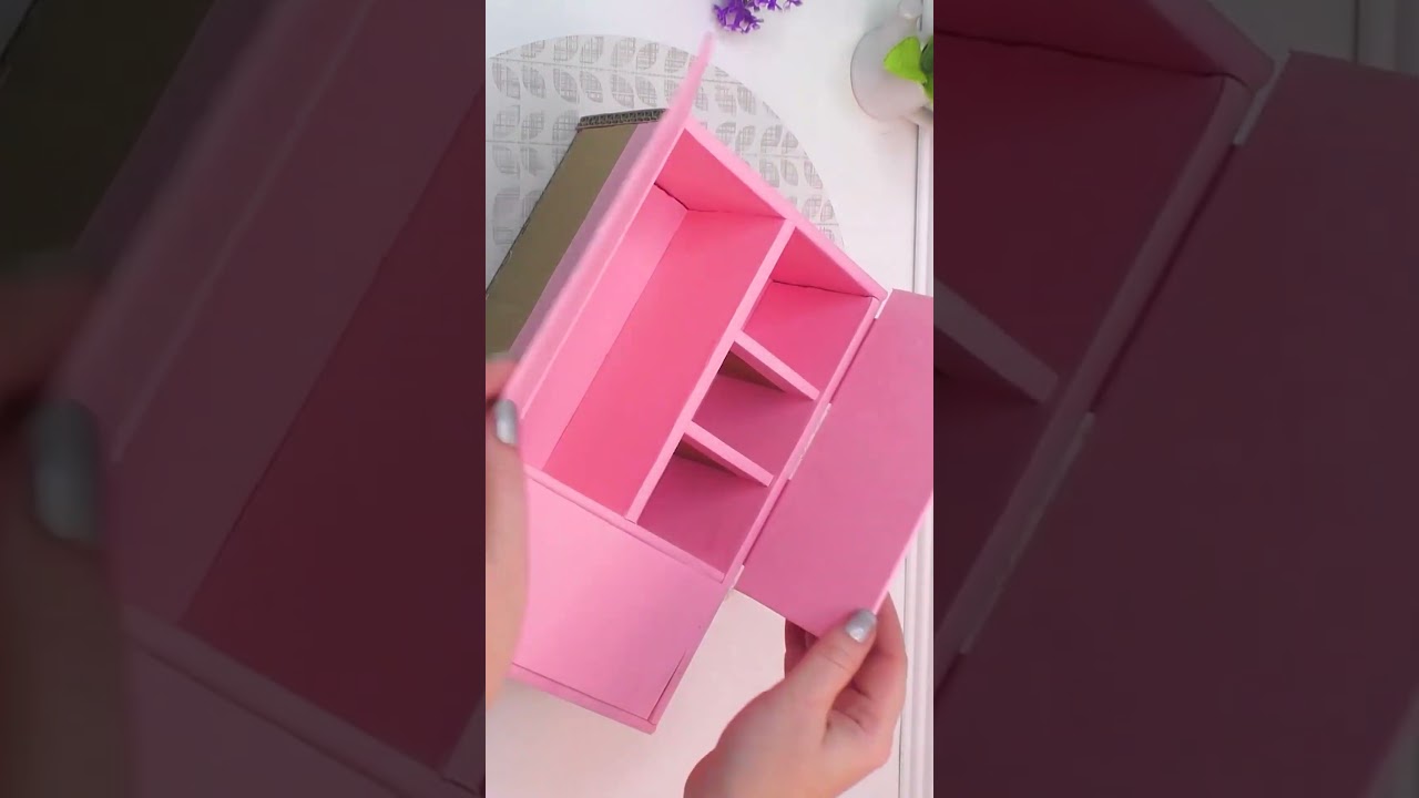 Turn Cardboard Into a Pretty Storage Box!