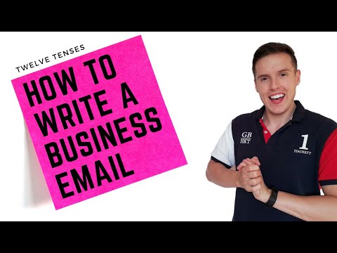 How to write a professional business Email - Phrases and expressions