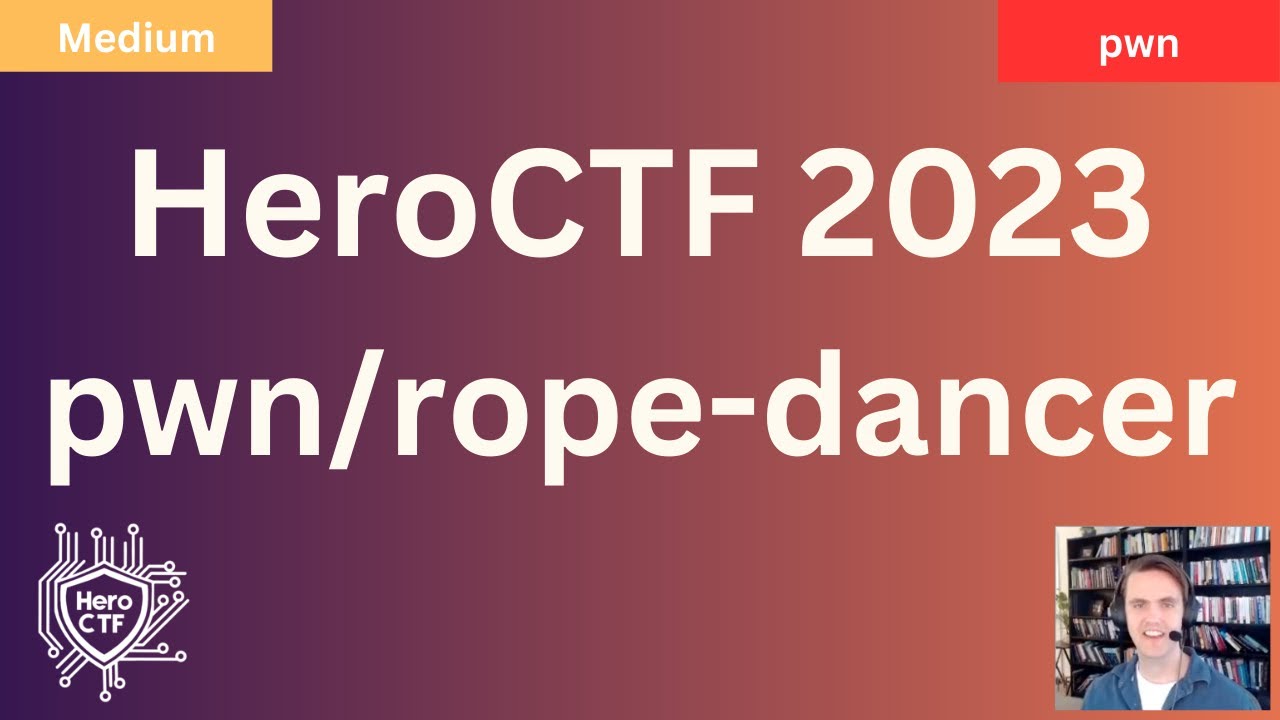 pwn/rope-dancer HeroCTF 2023 - Stack Pivot + SROP