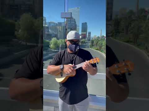 KANIKAPILA ON THE VEGAS STRIP // #HELEUKULELE2021 // UPHI UKE VLOG