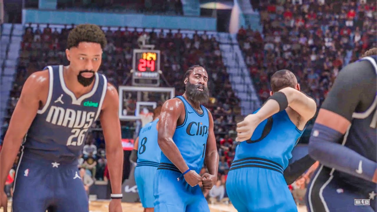 LA Clippers vs Dallas Mavericks 4/5/2025 NBA 2K25 Gameplay