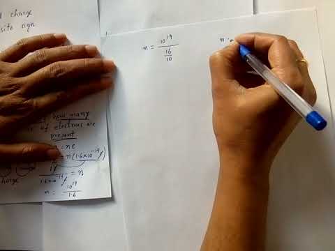 Charge and problems based on number of electrons present in given amount of charge