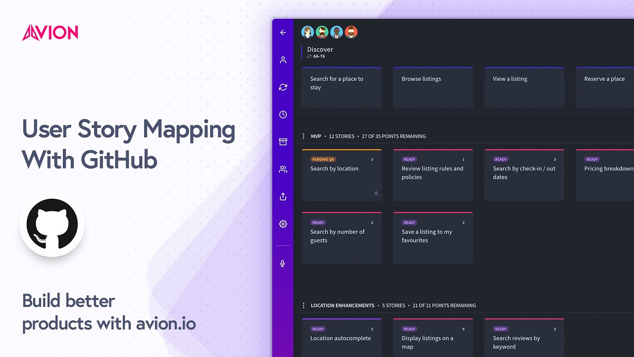 User Story Mapping With GitHub and Avion
