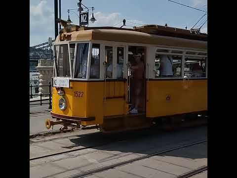 [N2] 1522 F1A Motorkocsi az Eötvös Térnél #villamos #bkv #bkk #budapest