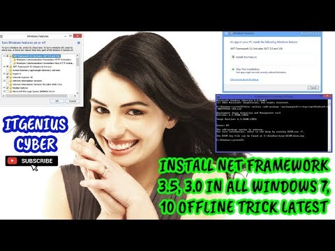 HOW TO INSTALL NET FRAMEWORK 3 5 AND 3 0 OFLLINE IN WINDOWS 10 EASY 2 minutes
