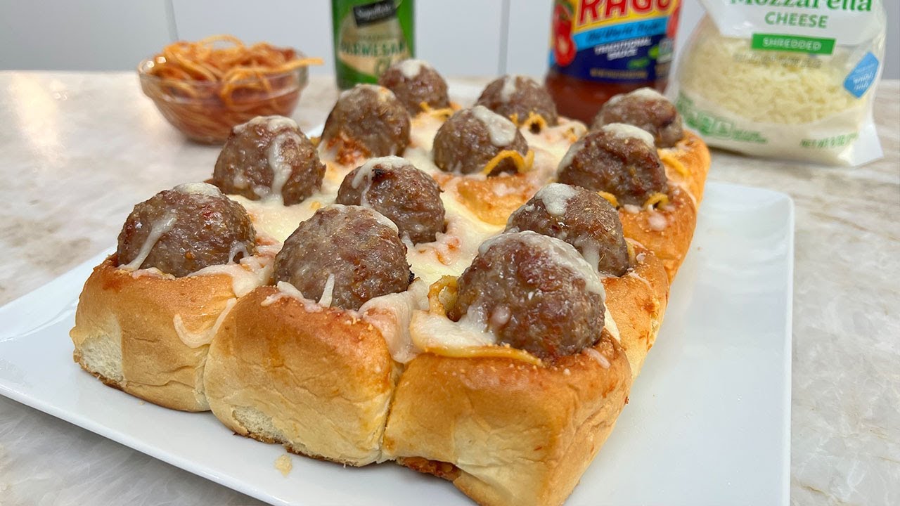 Spaghetti & Meatball Stuffed Bread