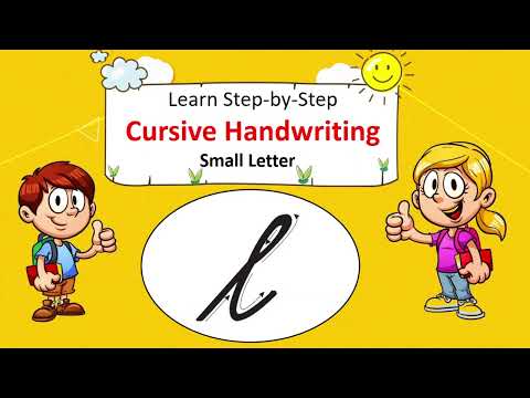 Small Letter l | Learn Cursive writing | Funwithworksheets.com| Free worksheets | Practice Worksheet