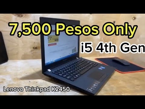 Price: 7,500 Php - i5 4th gen, 500gb hdd, 4gb ram, 12.5 inch▪️Lenovo k2450 #cashondelivery #laptop