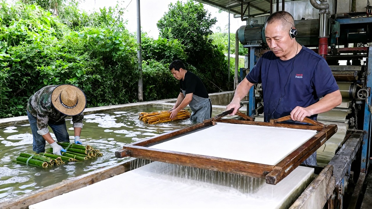 From Bamboo to Paper An Amazing Transformation of Material