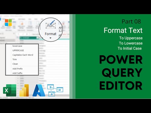 how to transform text into lowercase in power query editor in power bi ...