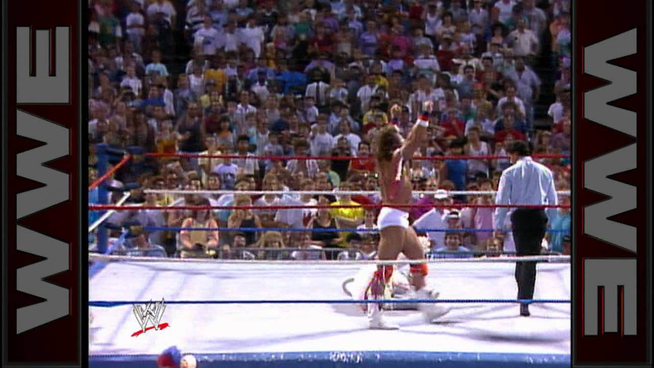 The Ultimate Warrior triumphs over Bobby Heenan