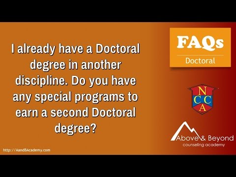 PhD Program: Do You Have a Program for a Second PhD?