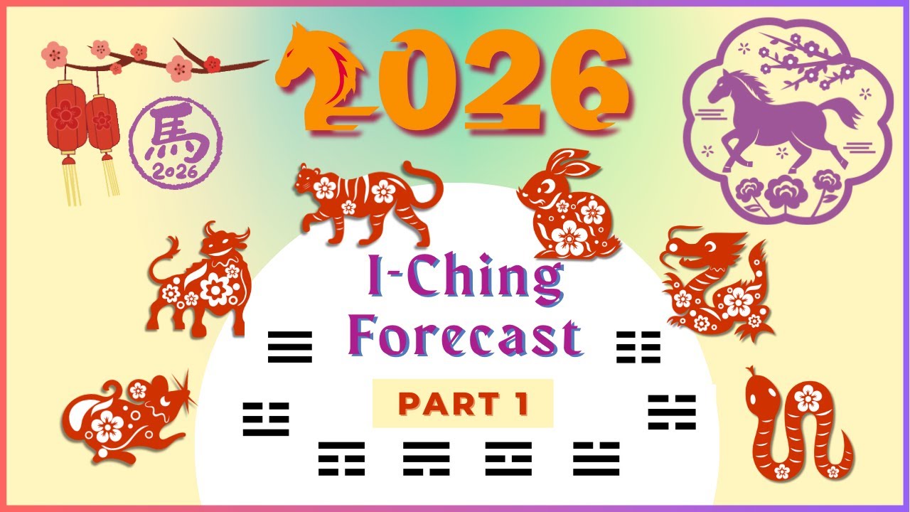 2026 Chinese Zodiac I-Ching Forecast -  Part 1 (Rat, Ox, Tiger, Rabbit, Dragon, Snake)
