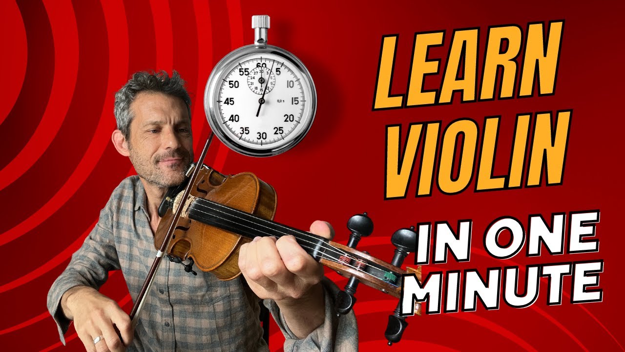 How To Play Violin In One Minute
