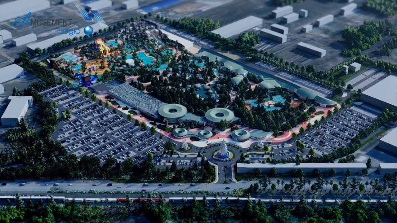 Design of a large tourist complex: thermal, aquatic and canyoning park ...