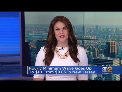 Hourly Minimum Wage Going Up To $10 From $8.85 In New Jersey