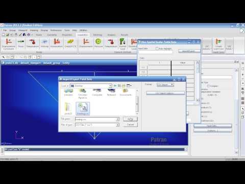 MSC Nastran; Patran Tutorial - Direct Frequency Response; Eccentric ...