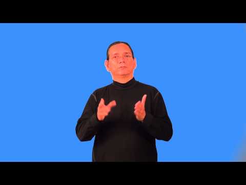 American Sign Language ASL Video Dictionary - receptionist