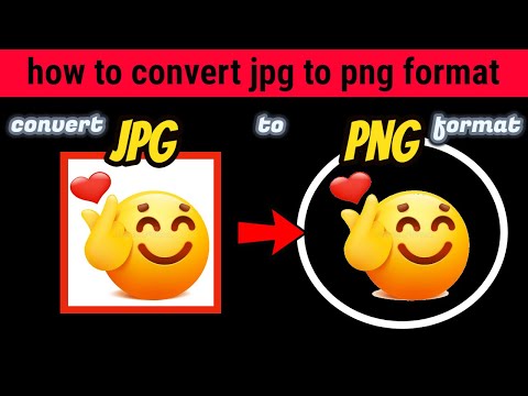 how to convert JPG to PNG // How to Make PNGs ONLINE (Free PNG File Maker)