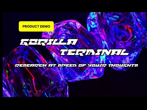 AI powered investment terminal Demo