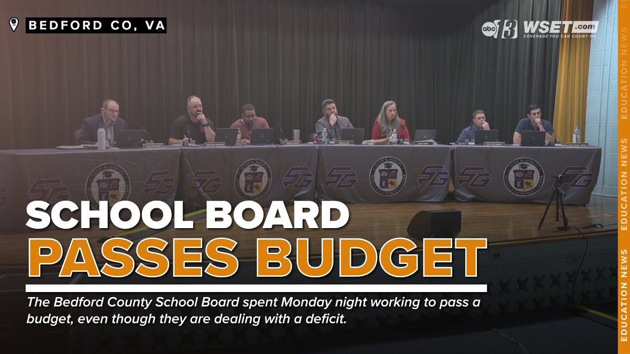 Bedford County School Board passes budget amid funding deficit