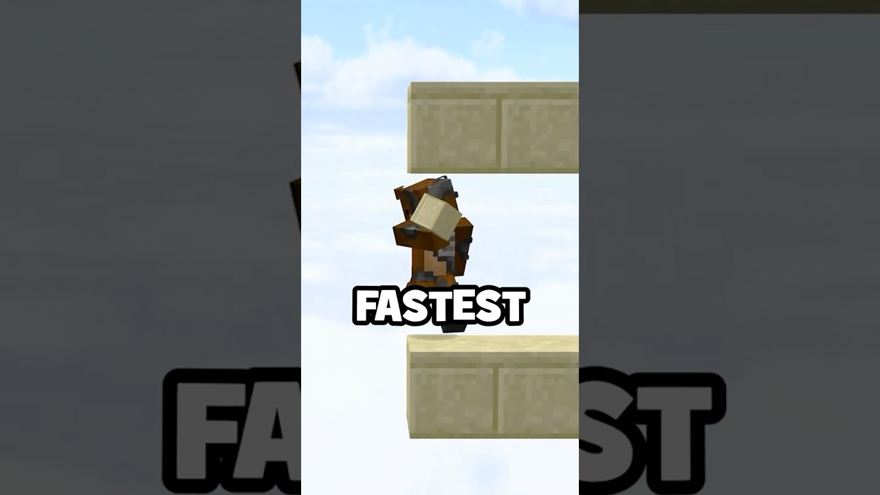 I Learned Minecraft's Fastest Bridging Method...