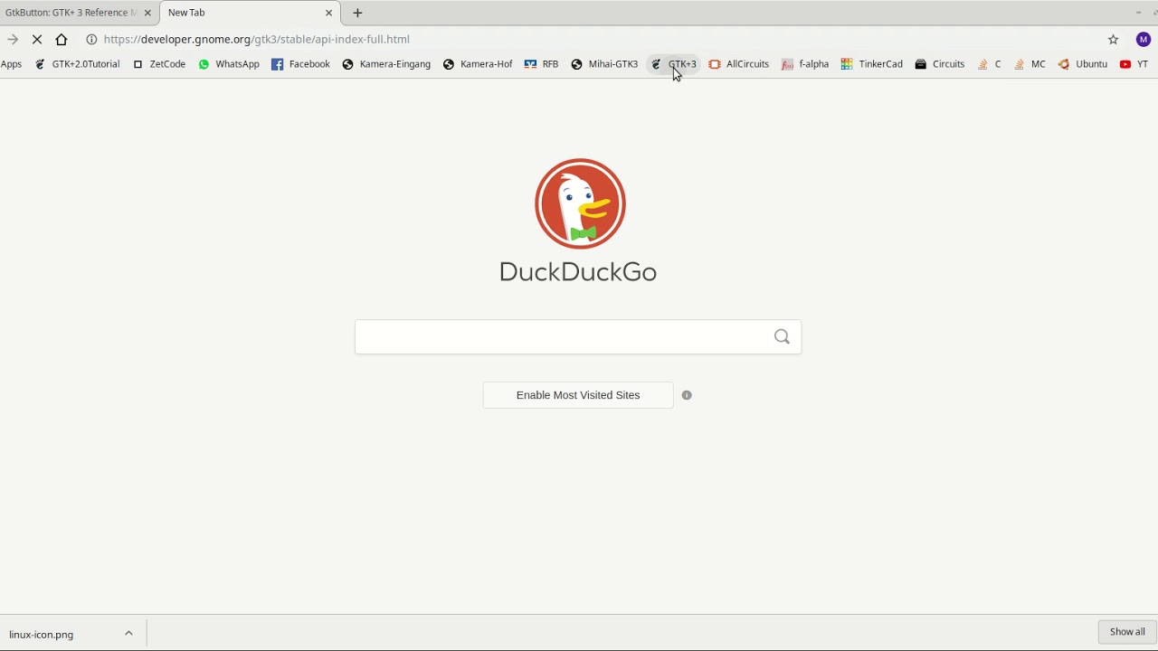 GTK3   CSS   C Language  Tutorial 7  Button Functions