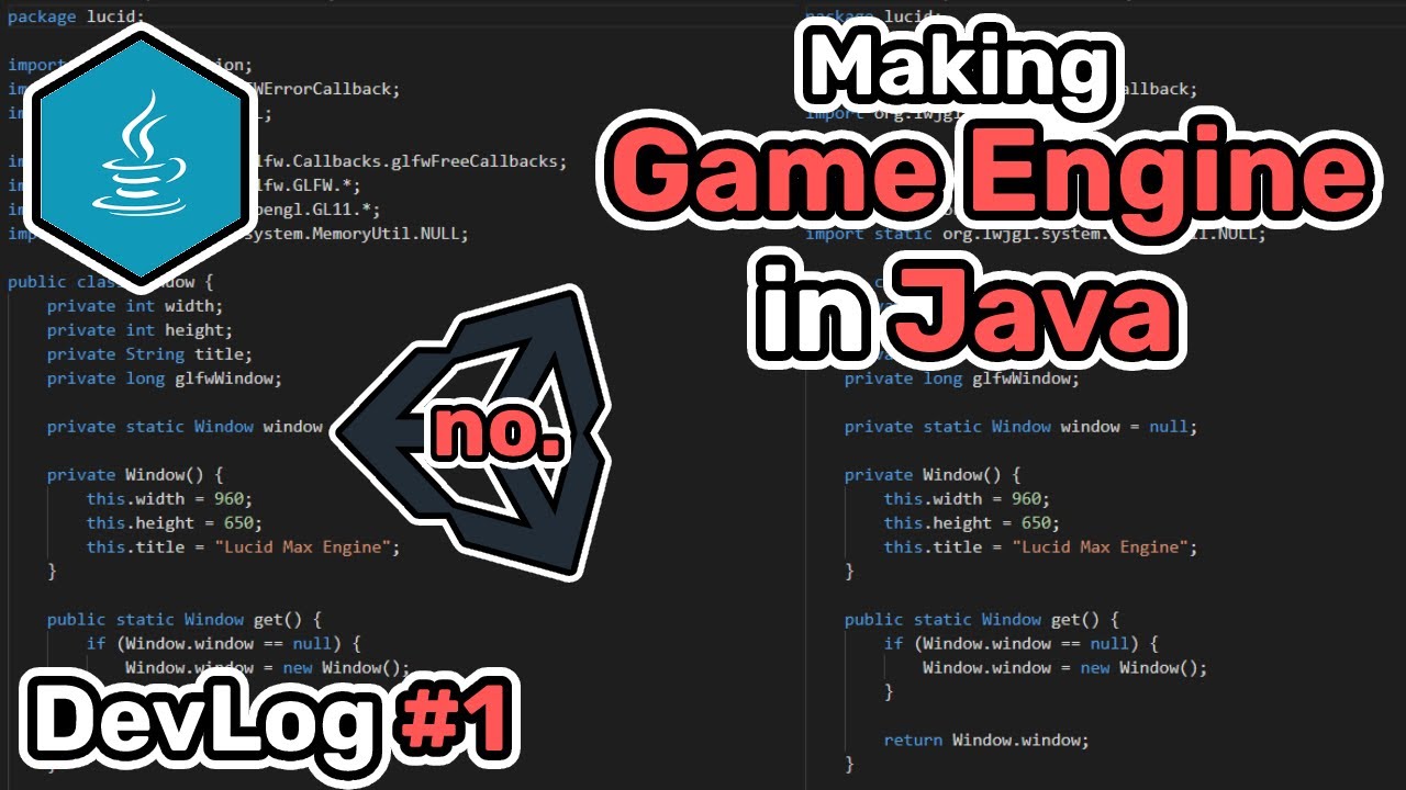 Making a Game Engine using Java - DevLog 01 - Starting Off!