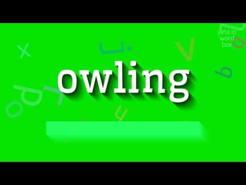 HOW TO PRONOUNCE OWLING? #owling