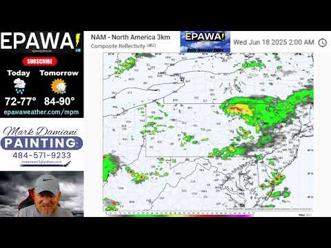 Tuesday June 17th, 2025 video forecast